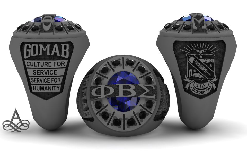 Sigma Shadow Cast Ring - Blu Culture Collections